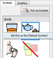 Setting the Default Symbol